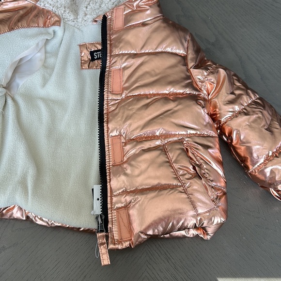 Steve Madden | Jackets & Coats | Nwt 2 Month Steve Madden Rose Gold ...